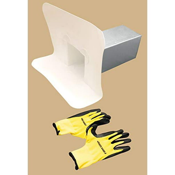 EAGLE 1 TPO Thru Wall Scupper Tube - TPO Wall Drain Flashing - White ...