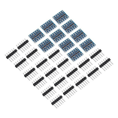 10Pcs 4 Channel IIC I2C Logic Level Converter Bidirectional Module 3.3V ...