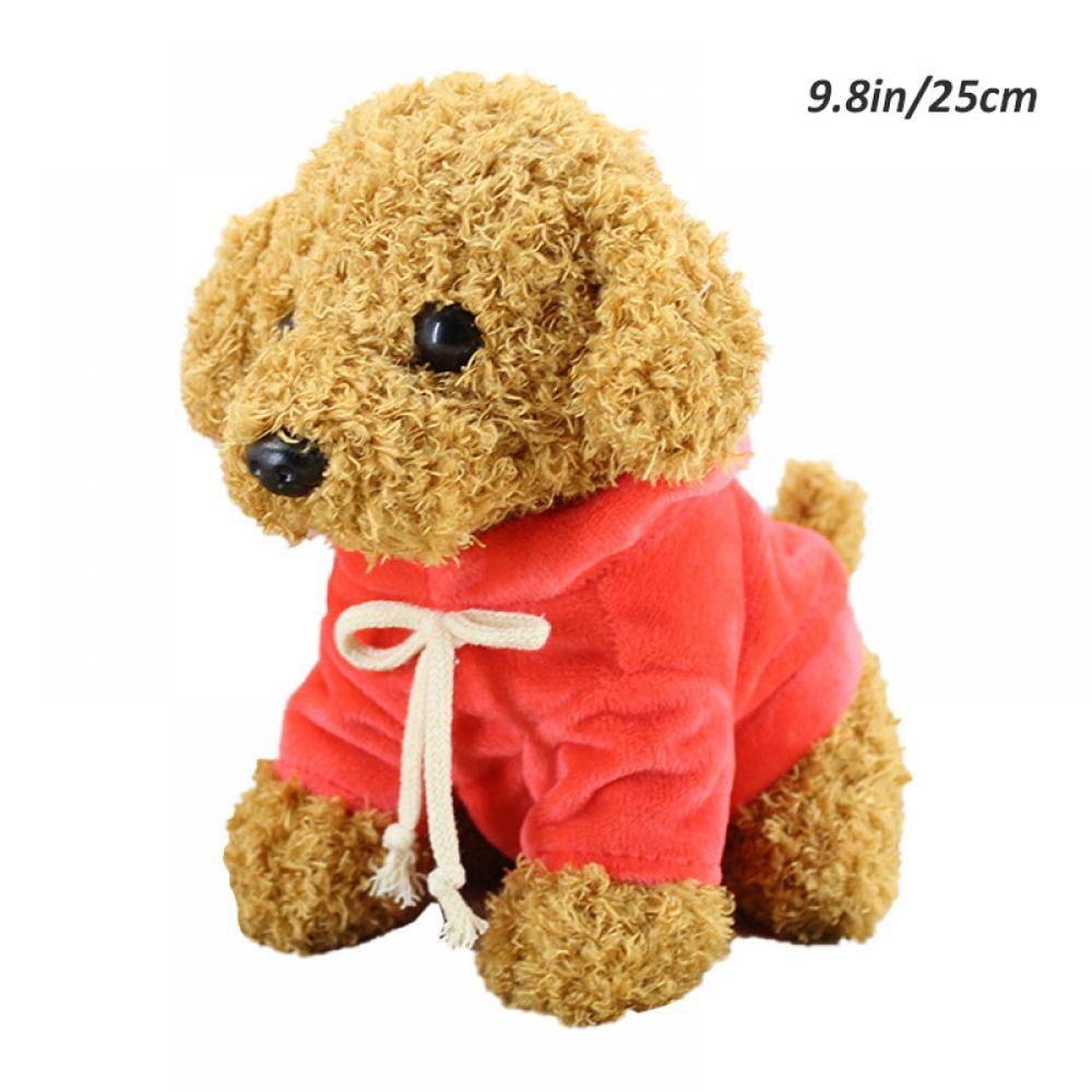 Baywell Adorable Fluffy Toy Poodle Stuffed Animals, 25cm/10in Plush Dog ...