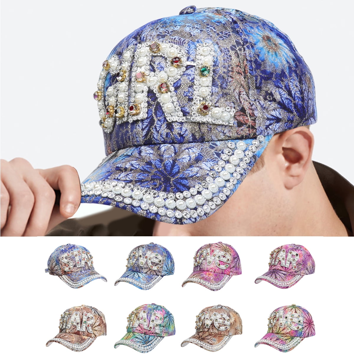 Travelwant Ponycap Messy Bun Ponytail Reversible Magic Sequin ...