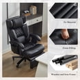 Noble House Cressi Tall Office Chair, High Back Computer Desk Chair ...