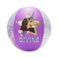 Afro Unicorn Glitter Inflatable Beach Ball - Unique, Magical, and ...