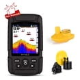 Depth Fish Finder Transducer 2-in-1Wired & Wireless Sensor Portable ...