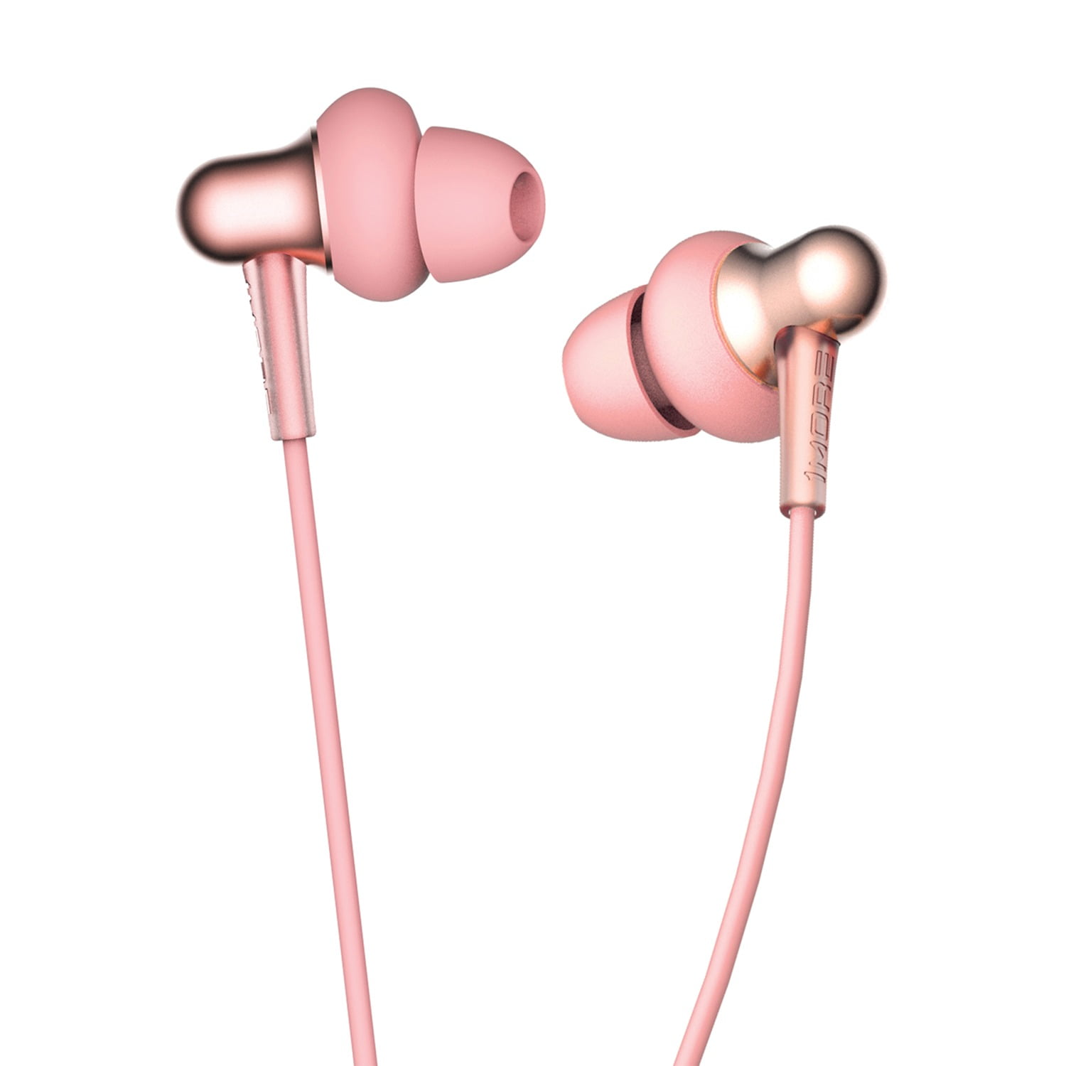 1MORE E1025PNK Stylish Dual Dynamic In-ear Headphones (Pink) - Walmart.com