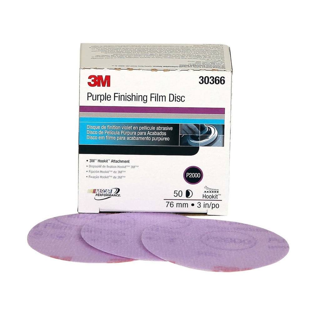 3M 30366 3 in. P2000 Hookit Film Disc - Walmart.com