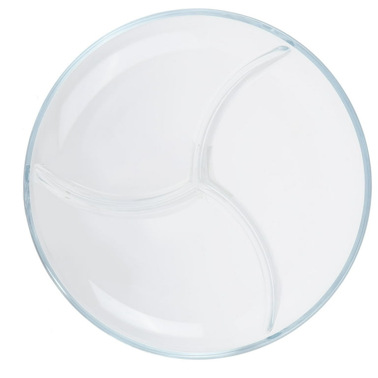 Glass Divided Dinner Plates