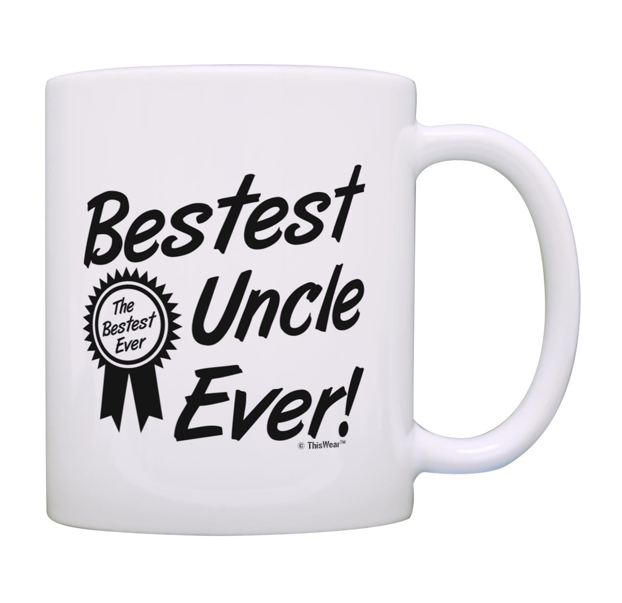 ThisWear Father's Day Gift for Uncle Bestest Best Uncle Ever Award 11 ...