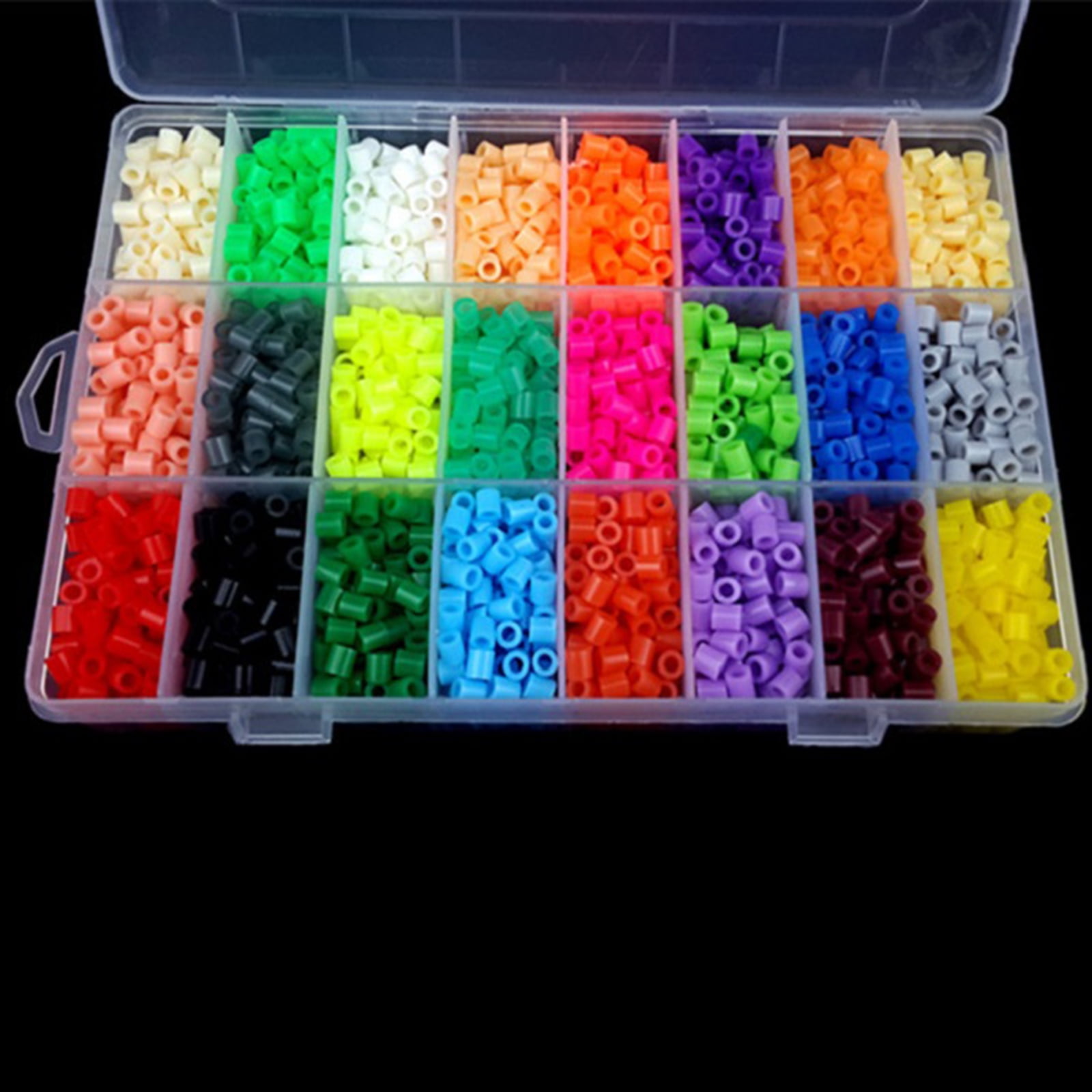 Buy 4600Pcs Fuse Beads Kit Pixel Art Project 3D Puzzles Classroom ...