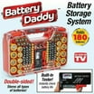 Battery Daddy, Double-Sided Battery Storage System with Tester, Holds ...