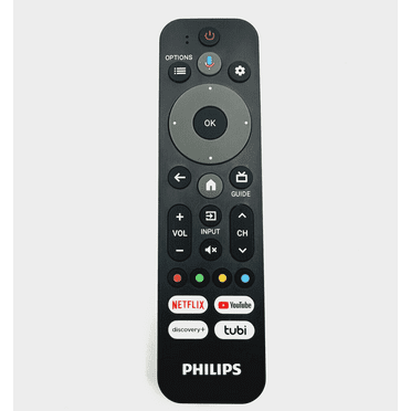 Philips Smart TV Remote Control with Netflix, Vudu, Youtube Keys for ...