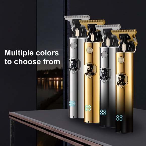 Cheers Electric Hair Clipper T-blade Cordless USB Touch Switch Low ...