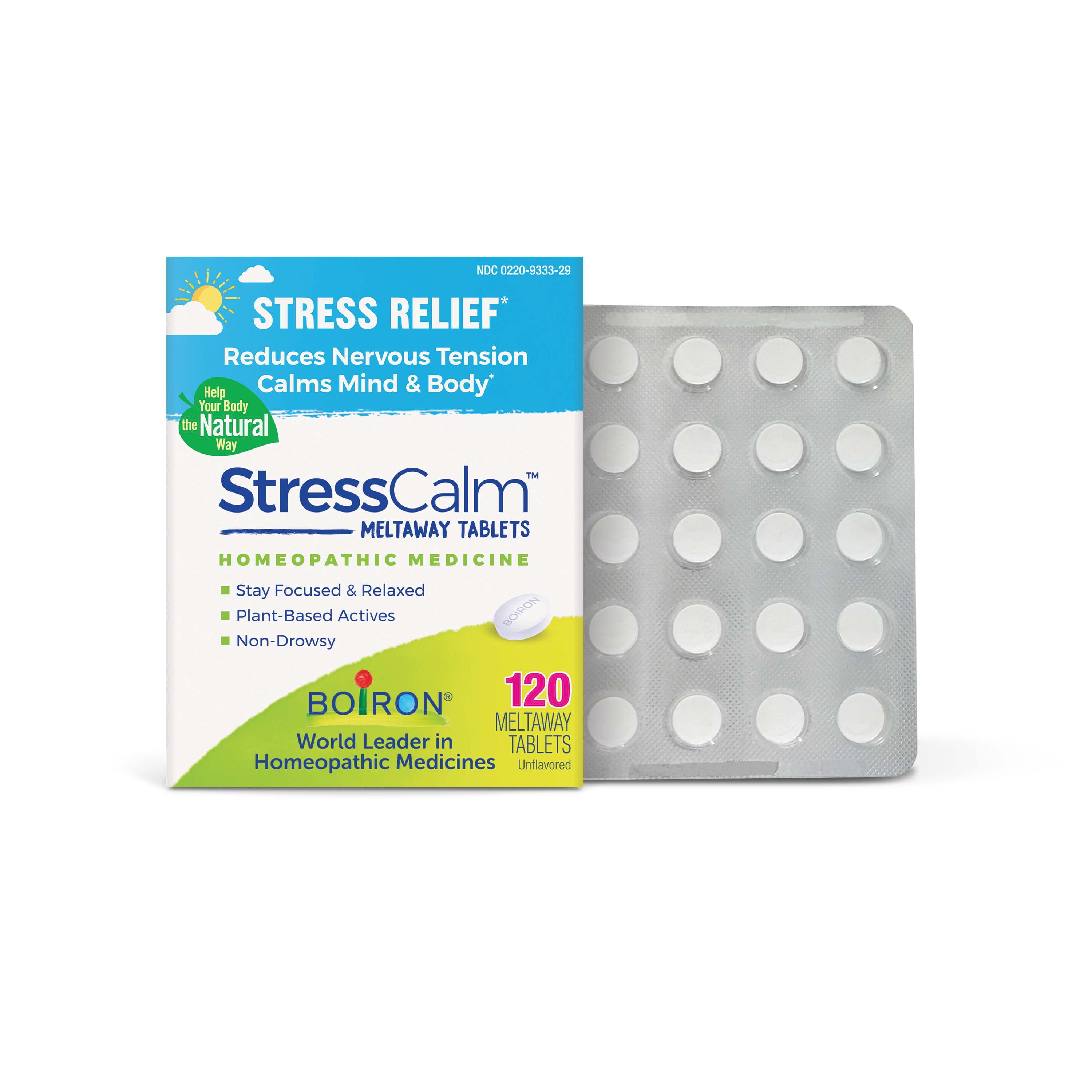 Boiron Stresscalm Tablets, Homeopathic Medicine for Stress Relief ...