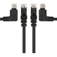 JUJHGRF-10Gbps Combo-Pack 90 Degree Cat 6 Ethernet Cable - 10ft, Cat6 ...
