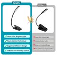 9 LED Rechargeable Book Light for Reading in Bed - Eye Caring with 3 ...