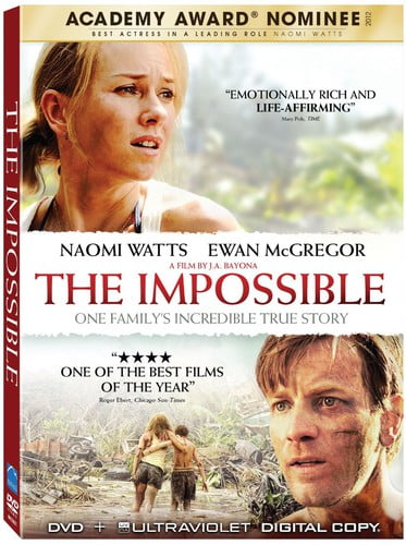 The Impossible (DVD + Digital Copy) - Walmart.com