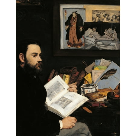 Portrait Of Emile Zola Poster Print (18 x 24) | Walmart Canada