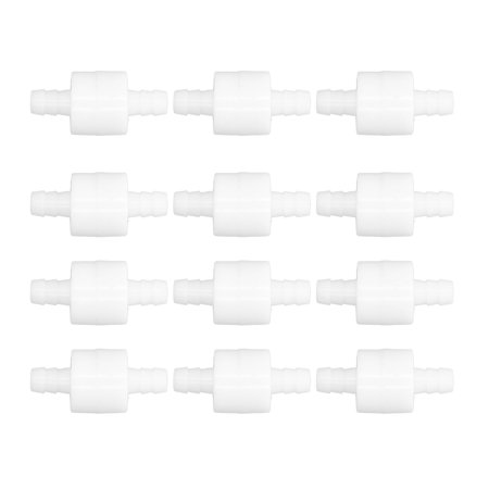 Water Stop Check Valve 12 Pcs Single Way Check Valve PE High ...