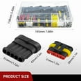 Nilight 220PCS 5 Pin Electrical Connector ‎Plug Male Female Terminal ...
