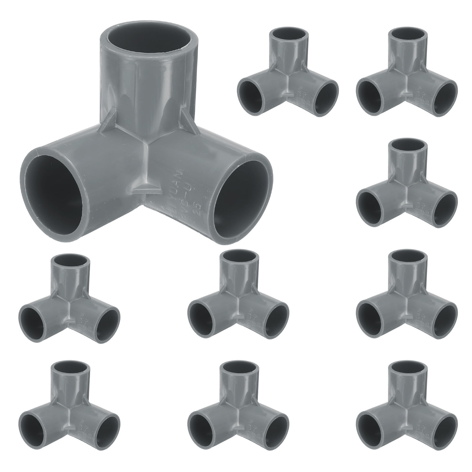 Conexiones de Tubería de PVC de 3 Vías Uxcell, Conector de Codo de 3/4 ...
