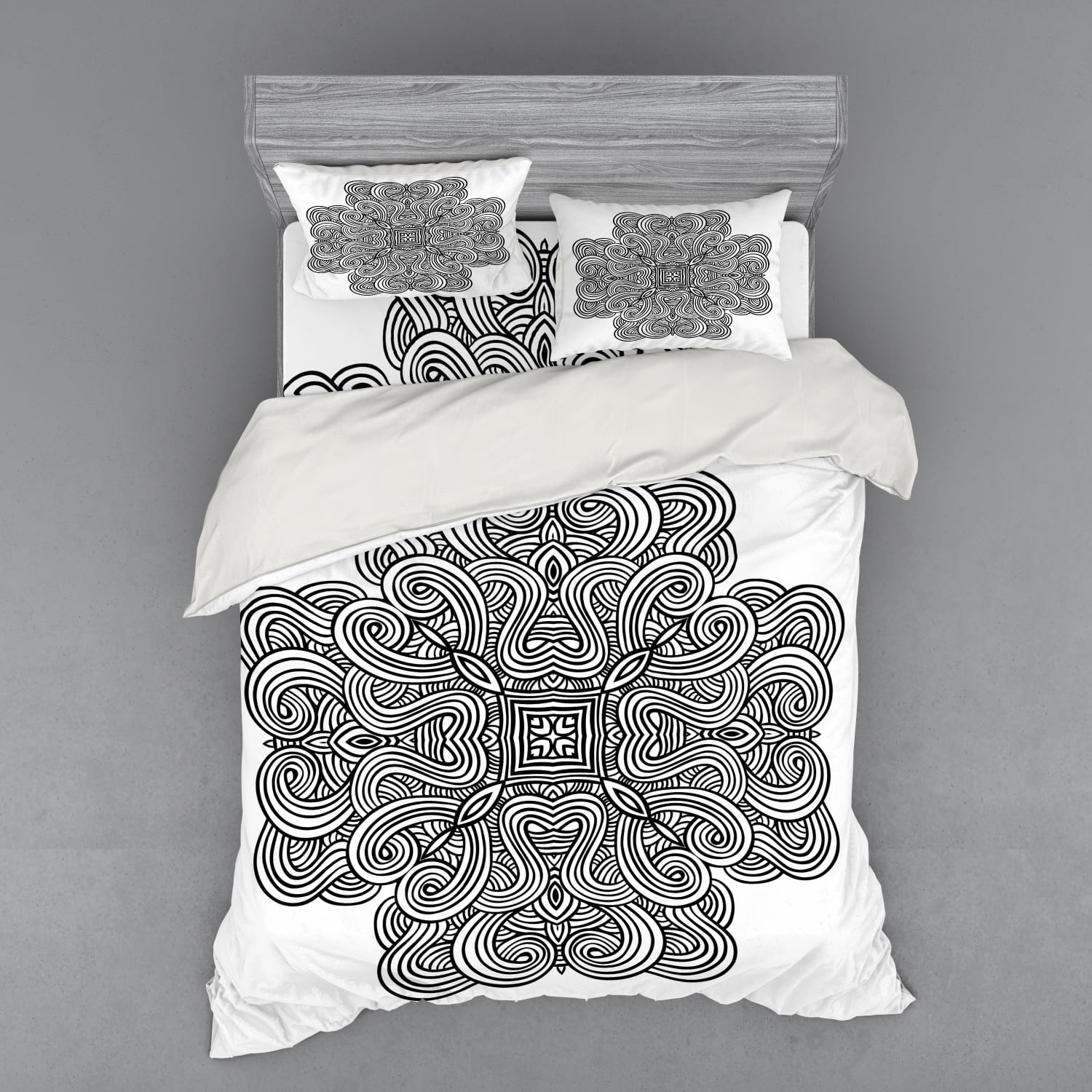 Celtic Duvet Cover Set, Mediaeval Celtic Rotary Heraldic Design with ...