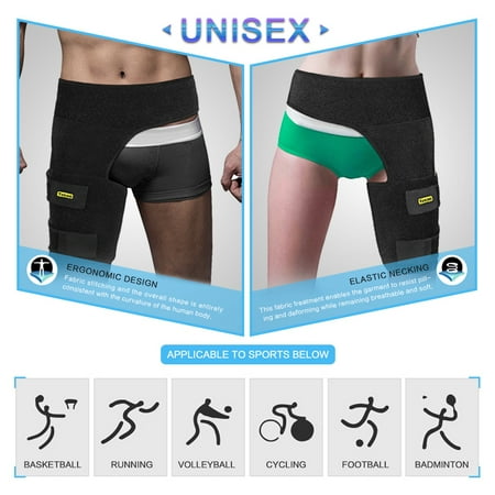 Garosa Yosoo Adjustable Neoprene Groin Strain Pain Wrap Compression ...