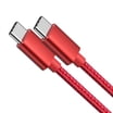 Latch and Lock 15 Foot (4.5M) USB-C to USB-A Gold Plated Orange Cable ...