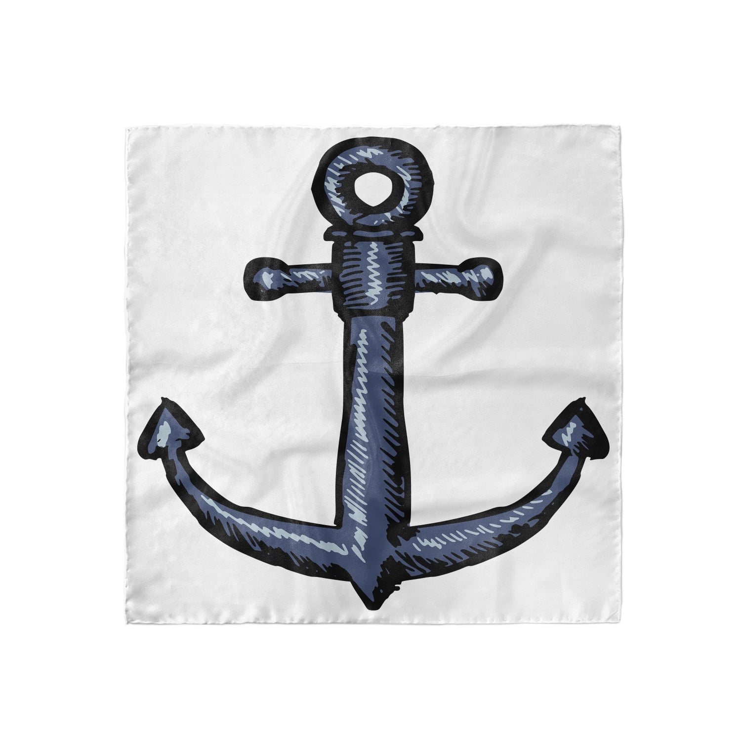 Anchor Head Scarf, Nautical Anchor Safety, Head Wrap, 3 Sizes, by ...