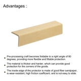 Adjustable Cardboard Corner Protector Package Frame Protectors 80x30mm ...