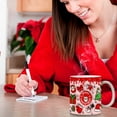 Sdjma 3d Santa Claus Mug Cute 3d Santa Coffee Cup Multi Purpose Merry