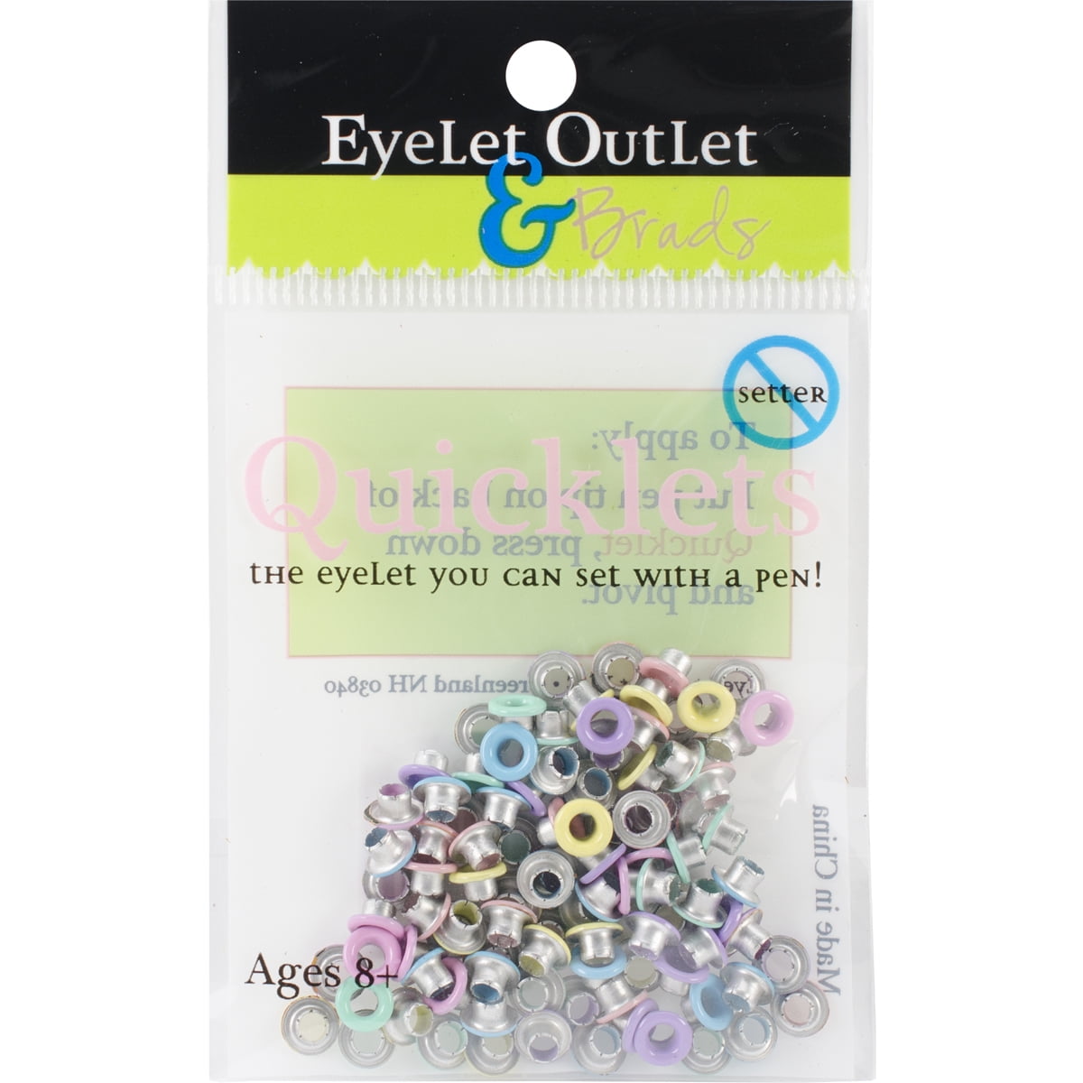 Eyelet Outlet Quicklets Round 84/Pkg-Spring 2 - Walmart.com