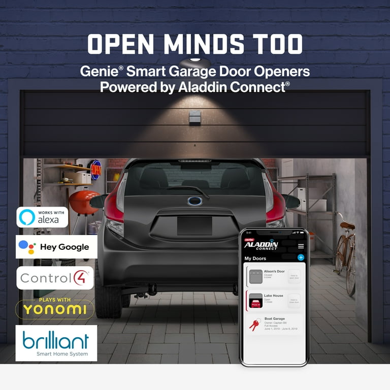 Garage Door Extension Kit Genie QuietLift Connect 3053-TKV Smart Garage ...