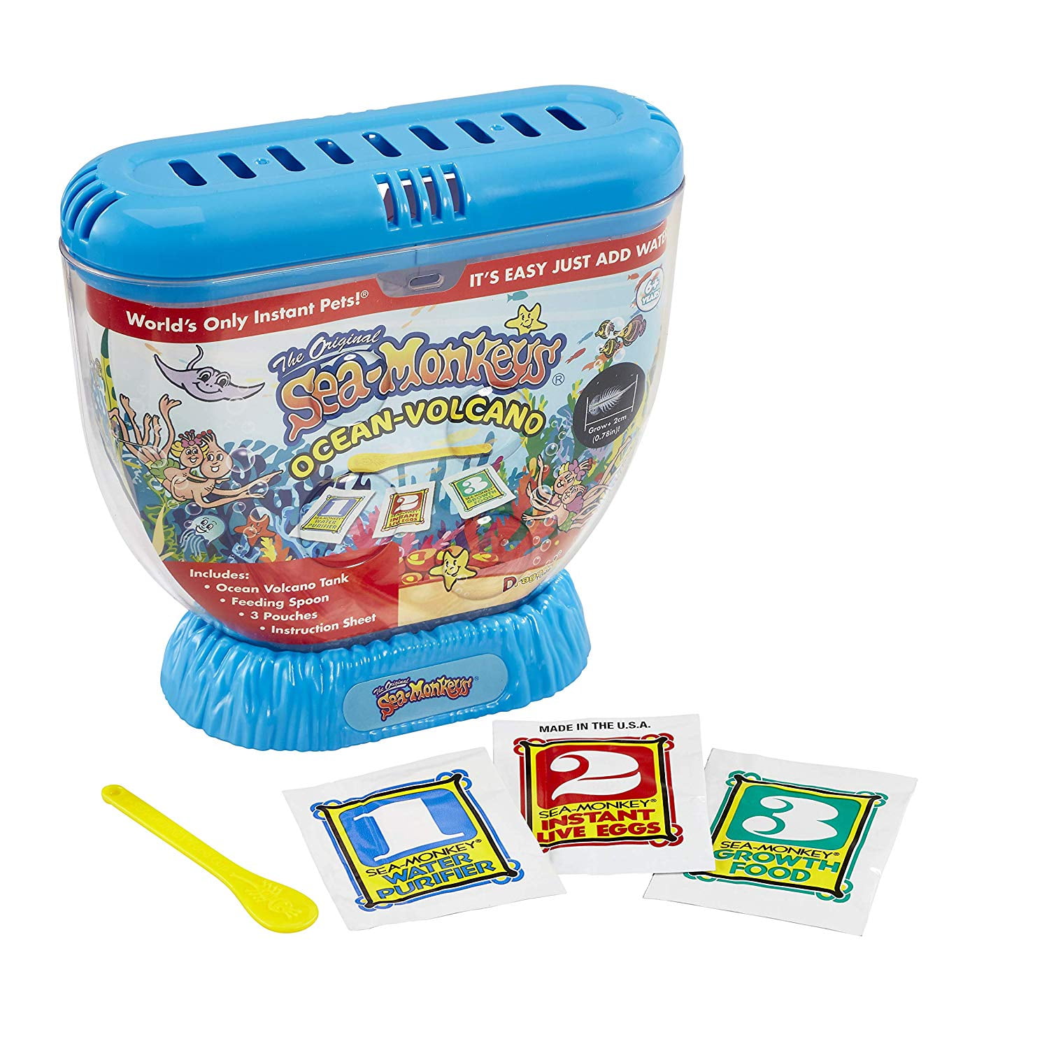 Sea-Monkeys 23224 Ocean Volcano Instant Pets w/ Tank - Walmart.com