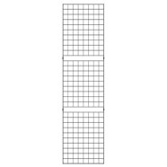 SSWBasics White Triangle Slat Grid Tower with Base & Casters Grid Wall ...
