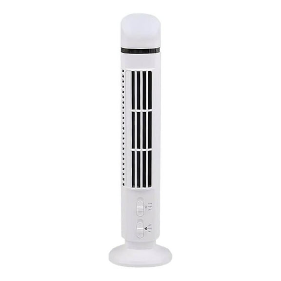 Tower Fan Desktop Charging Leafless Fan USB Mini Portable Night Light ...
