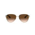 Coach 7111 L1128 Sunglasses 900513 Gold - Walmart.com