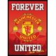 Manchester United Forever Laminated & Framed Poster (36 X 24) - Walmart.com