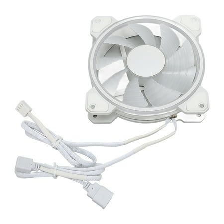 PC Case Fans, RGB Backlit RGB Case Fan 9 Fan Blades For Desktop ...
