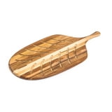 TeakHaus Canoe Bread Board (Small) | 19" x 9.25" x 0.5" - Walmart.com