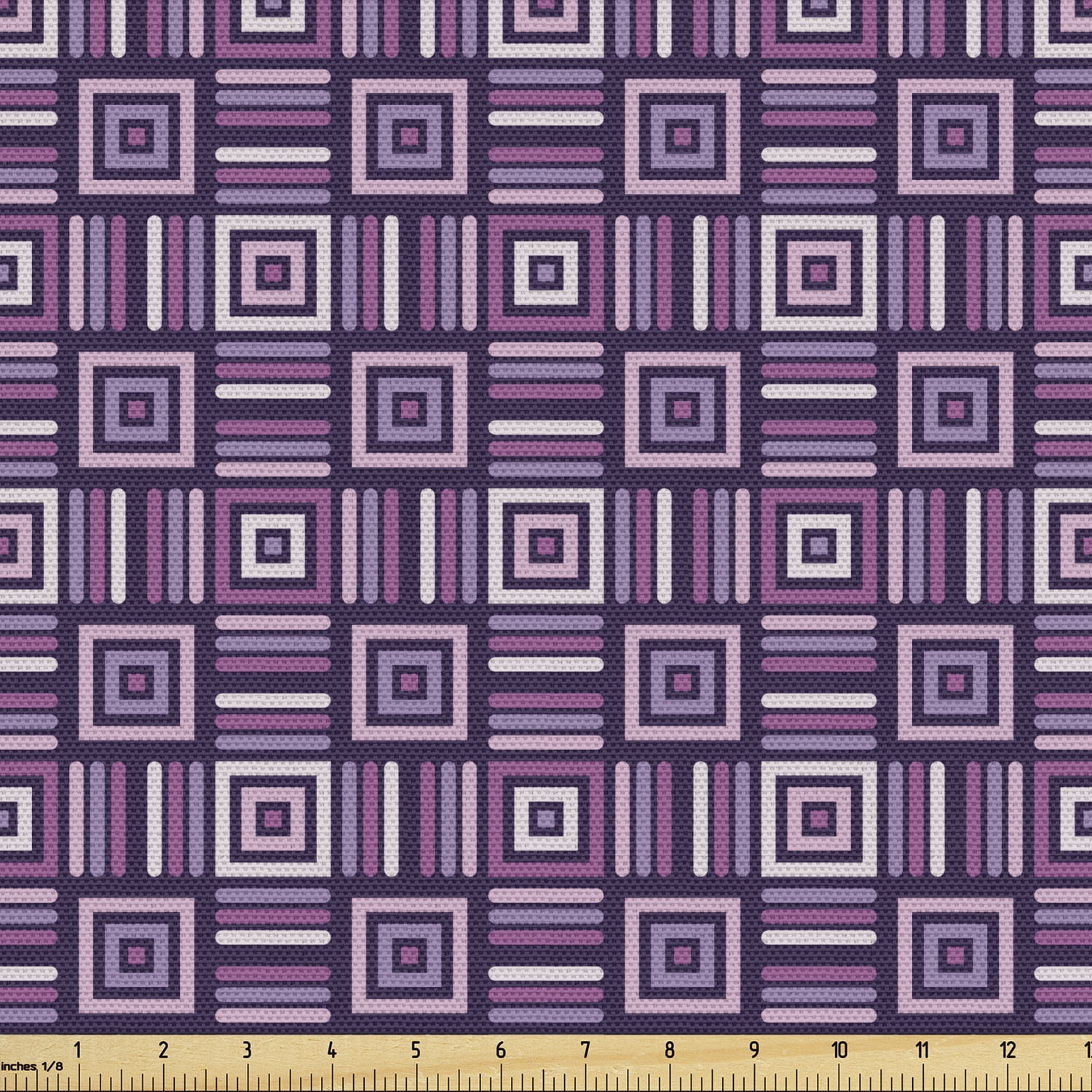 Abstract Fabric by the Yard, Pattern of Geometric Quadrilaterals ...