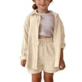 Bixock Toddler Girls Button Down Shirt,Kids Long Sleeve T-Shirts ...