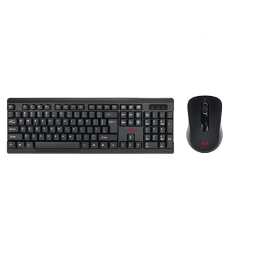 Logitech Advanced Combo Wireless Keyboard and Mouse, Black - Walmart.com