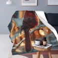 Cardinal Throw Blanket, Soft Flannel Fleece Red Bird Blanket For Couch ...