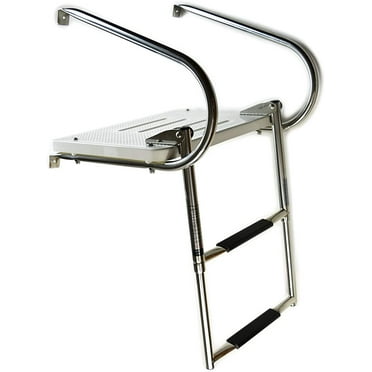 Garelick EEz-In Swim Platform with 2-Step Telescoping Ladder for Boats ...