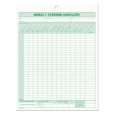 TOPS, TOP1242, Weekly Expense Envelopes, 20 / Pack - Walmart.com