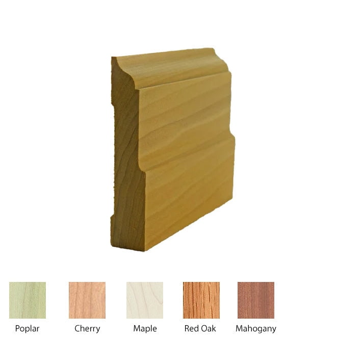 Baseboard EWBB31, 3/4" x 3-3/4", Maple, 95" - Walmart.com