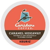 Caribou Coffee Medium Roast Caramel Hideaway K-Cup Pods, 24 Count for ...