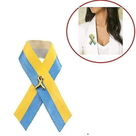 Satin Ukraine Awareness Ribbon Pins Ukraine Pin--5pcs | Walmart Canada
