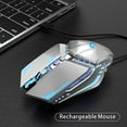 TENMOS Wireless Bluetooth Mouse LED Rechargeable Silent Computer Gaming ...