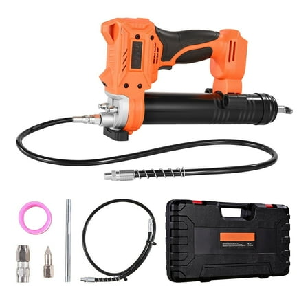 20V Cordless Grease Gun Kit with Battery & 30" Hose – Heavy Duty ...