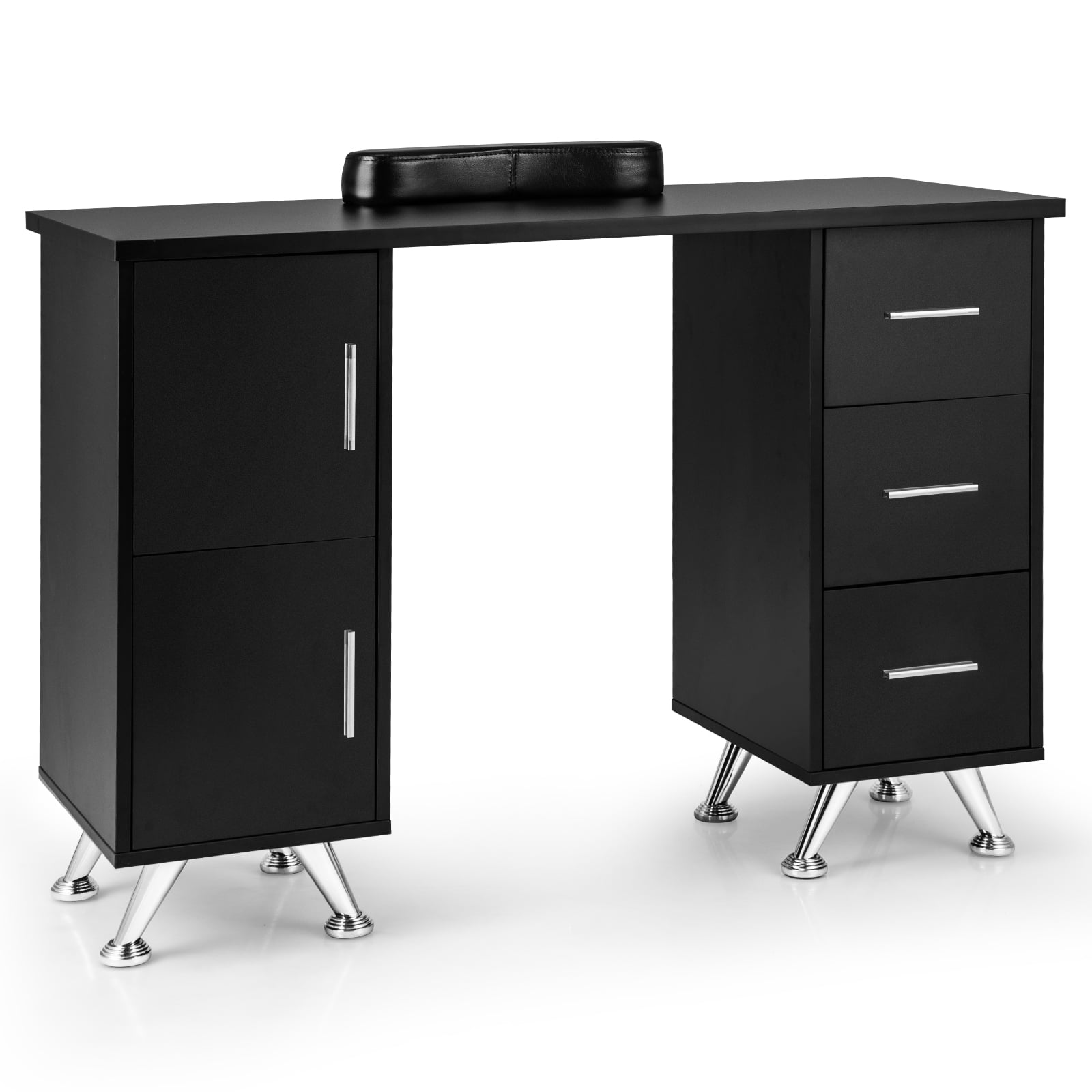 Click here for Costway Wooden Nail Desk Station With Removable Wr... prices